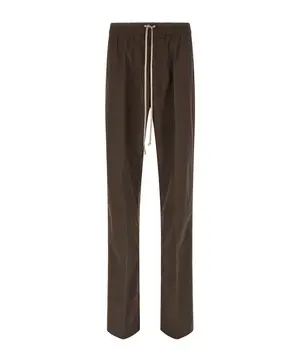 Rick Owens Dietrich Drawstring Trousers - Brown