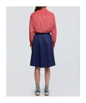 Aspesi Tiered Midi Skirt With Side Pockets