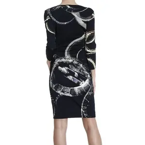 Just Cavalli Printed Snake Pattern Dress