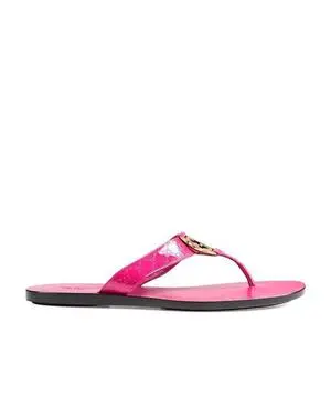 Gucci Double G Embossed Flat Sandals