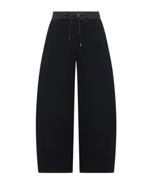 Sacai Drawstring Sponge Track Pants - Black
