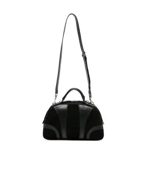 Dries Van Noten Zippered Shoulder Bag - Black