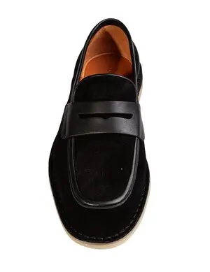 Dolce & Gabbana Split Calfskin Loafers - Black
