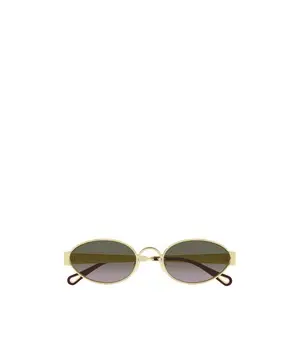 Chloé Eyewear Oval Frame Sunglasses - Green
