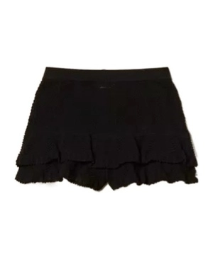 TWINSET Knitted Ruffled Shorts - No