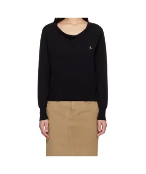 VIVIENNE WESTWOOD Orb Logo Knitted Sweater