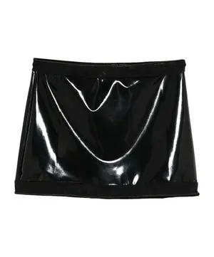 Oseree Mini Skirt - Black