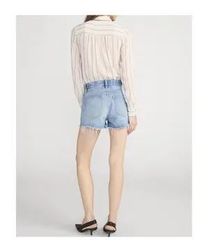 FRAME Striped Long-sleeved Shirt With Tie Detail