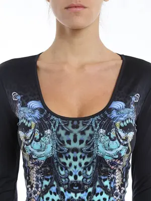 Just Cavalli Printed Tight Dress