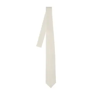 Auralee Pointed Tie - White