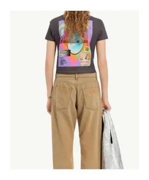 MAISON MARGIELA Graphic Print Crewneck T-shirt - Turquoise