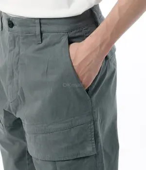 C.P. COMPANY Stretch Sateen Loose Fit Cargo Pants - Black