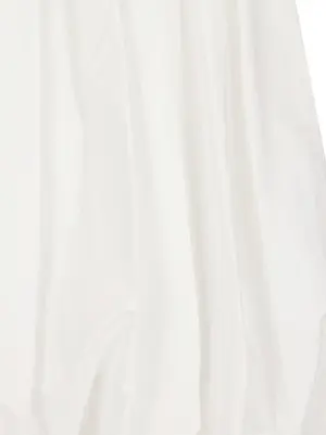 Max Mara Midi Skirt With Puffy Hem - Ivory
