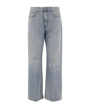 HAIKURE Winny Distressed Straight-leg Jeans