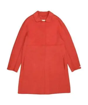 Max Mara Lapel Coat - Red