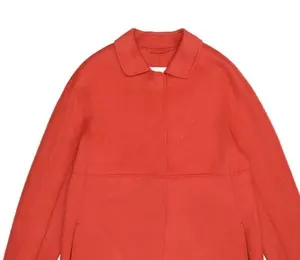 Max Mara Lapel Coat - Red