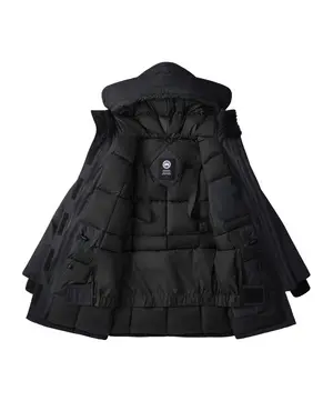 Canada Goose Expedition Parka Down Jacket With Fur Collar - Dark Blue