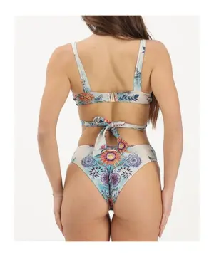 Just Cavalli One-piece Swimsuit With Plunge Neckline And Cut-out Detail