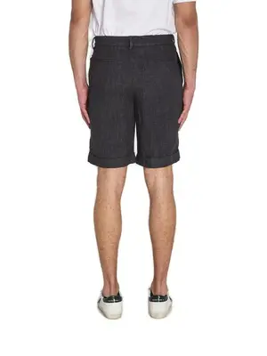 Barena Venezia Mid-rise Bermuda Shorts With Wide Leg