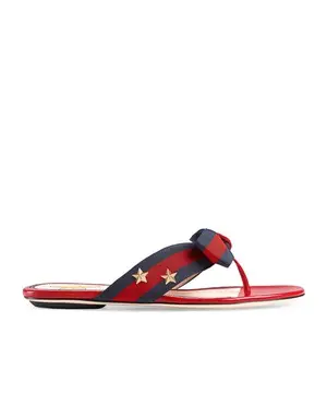 Gucci Logo Flip-flops