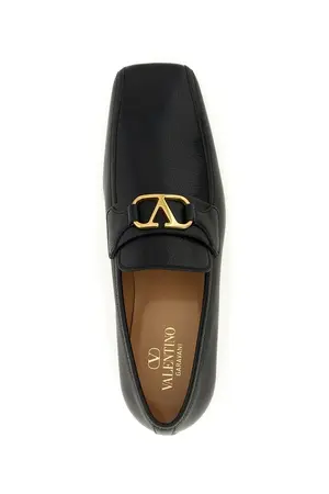 Valentino Garavani Vlogo Signature Square Toe Loafers