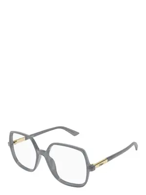 Chloé Eyewear Square Frame Glasses - Grey