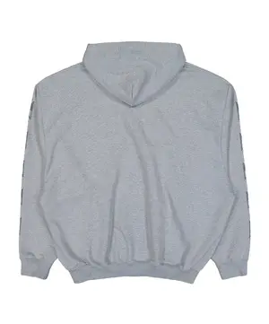Vetements Logo Zip-up Hoodie - Grey