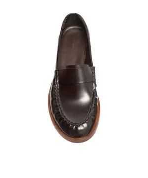 THE ROW Pleated Loafers - Black
