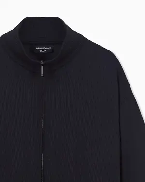 Emporio Armani Full-zip Casual Jacket - Black