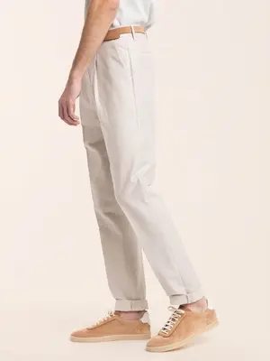 Brunello Cucinelli Pleated Turn-up Trousers - Pink