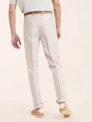 Brunello Cucinelli Pleated Turn-up Trousers - Pink