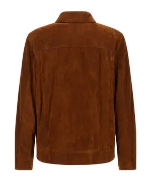 Brioni Suede Zip-front Jacket