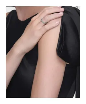 MAISON MARGIELA Engraved Numerical Logo Ring - Silver