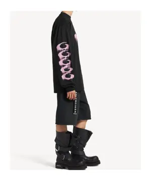 Balenciaga Wet Brush Medium-fit Long-sleeved T-shirt
