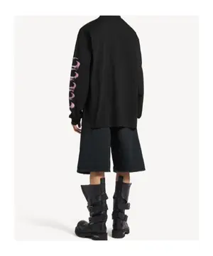 Balenciaga Wet Brush Medium-fit Long-sleeved T-shirt