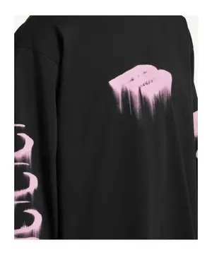 Balenciaga Wet Brush Medium-fit Long-sleeved T-shirt