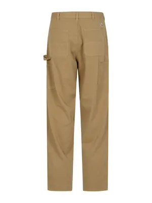 Moncler Gabardine Cargo Trousers - Camel