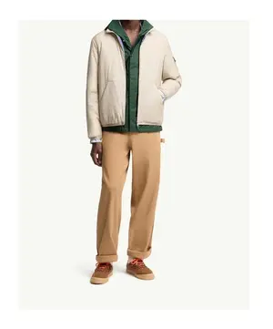 Moncler Gabardine Cargo Trousers - Camel