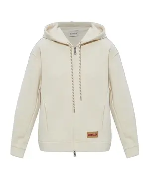 Moncler Drawstring Hooded Full Zip Hoodie