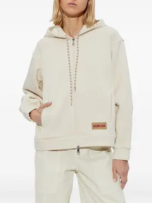 Moncler Drawstring Hooded Full Zip Hoodie