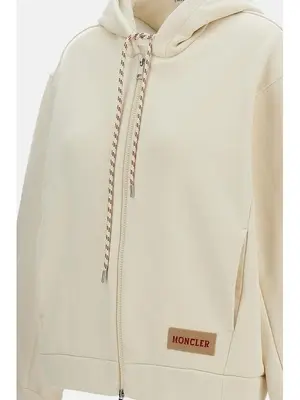 Moncler Drawstring Hooded Full Zip Hoodie