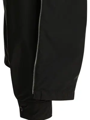 Prada Triangle-logo Zipped Shirt - Black