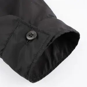 Prada Zip-up Long Sleeve Shirt With Turn-down Collar