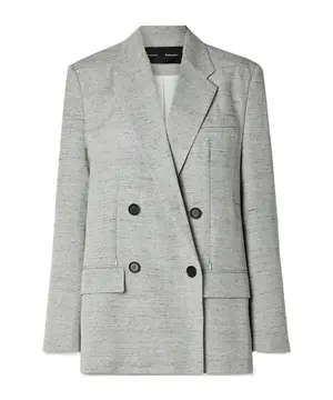 Proenza Schouler Hadley Double-breasted Suit Jacket
