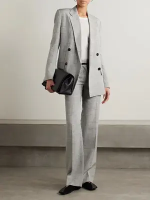 Proenza Schouler Hadley Double-breasted Suit Jacket