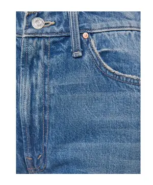 MOTHER The Ditcher Roller Zip Sneak Wide-leg Jeans