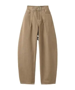 Jacquemus Jacquemus Ovalo De-Nîmes Denim Jeans Light Brown