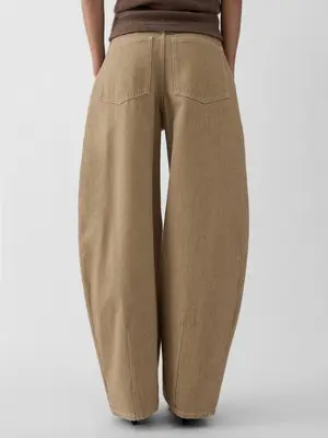 Jacquemus Ovalo De-nîmes Relaxed Fit Jeans - Light Brown