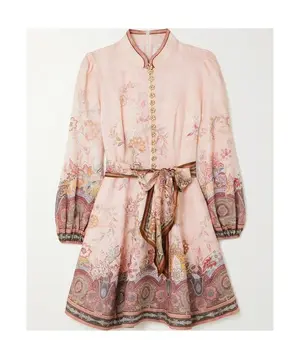 Zimmermann Alchemy Buttoned Mini Dress - No