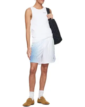 Casablanca Embroidered Logo Ribbed Tank Top